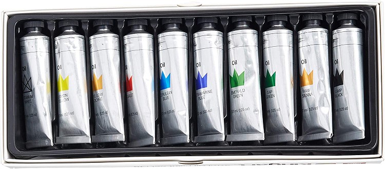 non-toxic 37ml artist oil acrylic painting tubes set