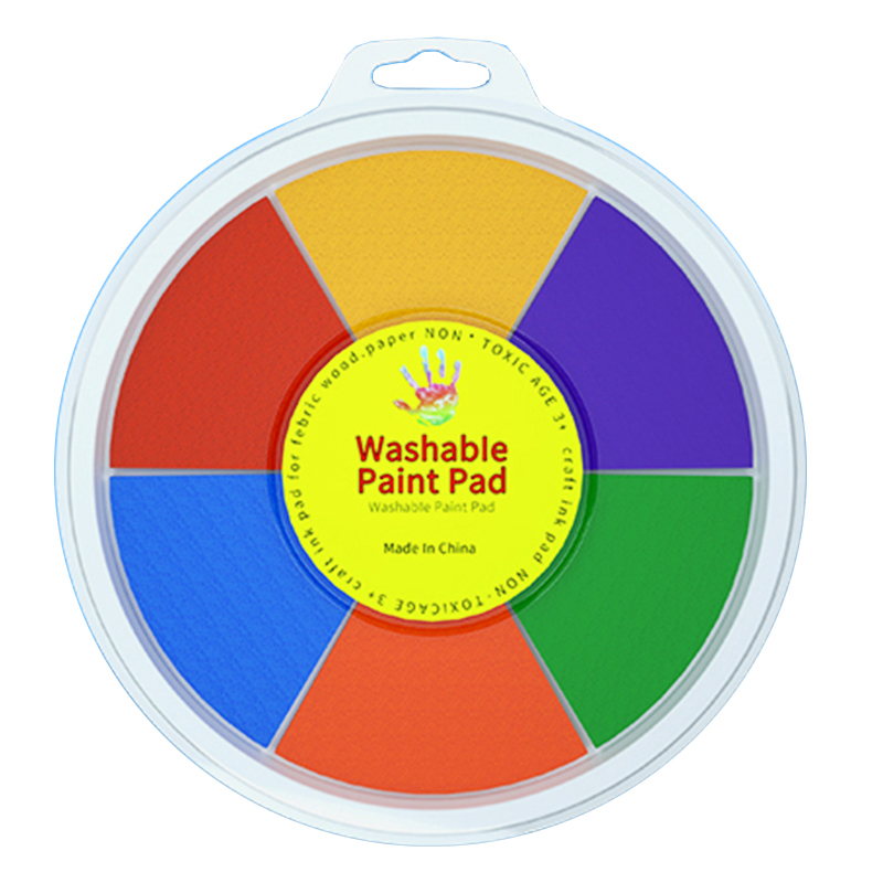 Non-toxic Kids paint 12-color finger paint daub seal set for kids